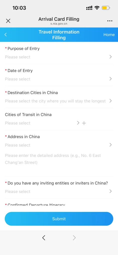 How to Fill Out the China Digital Arrival Card 2026